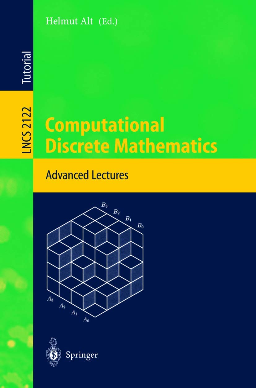 Computational Discrete Mathematics Advanced Lectures Lecture Notes In Computer Science 2122