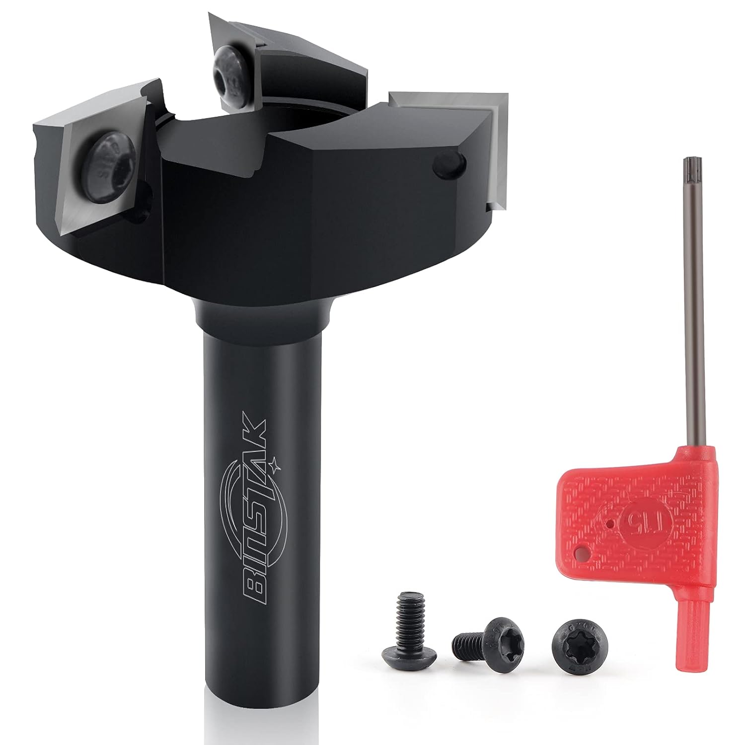 CNC Spoilboard Surfacing Router Bit, 1/2" Shank 2" Cutting Diameter ...