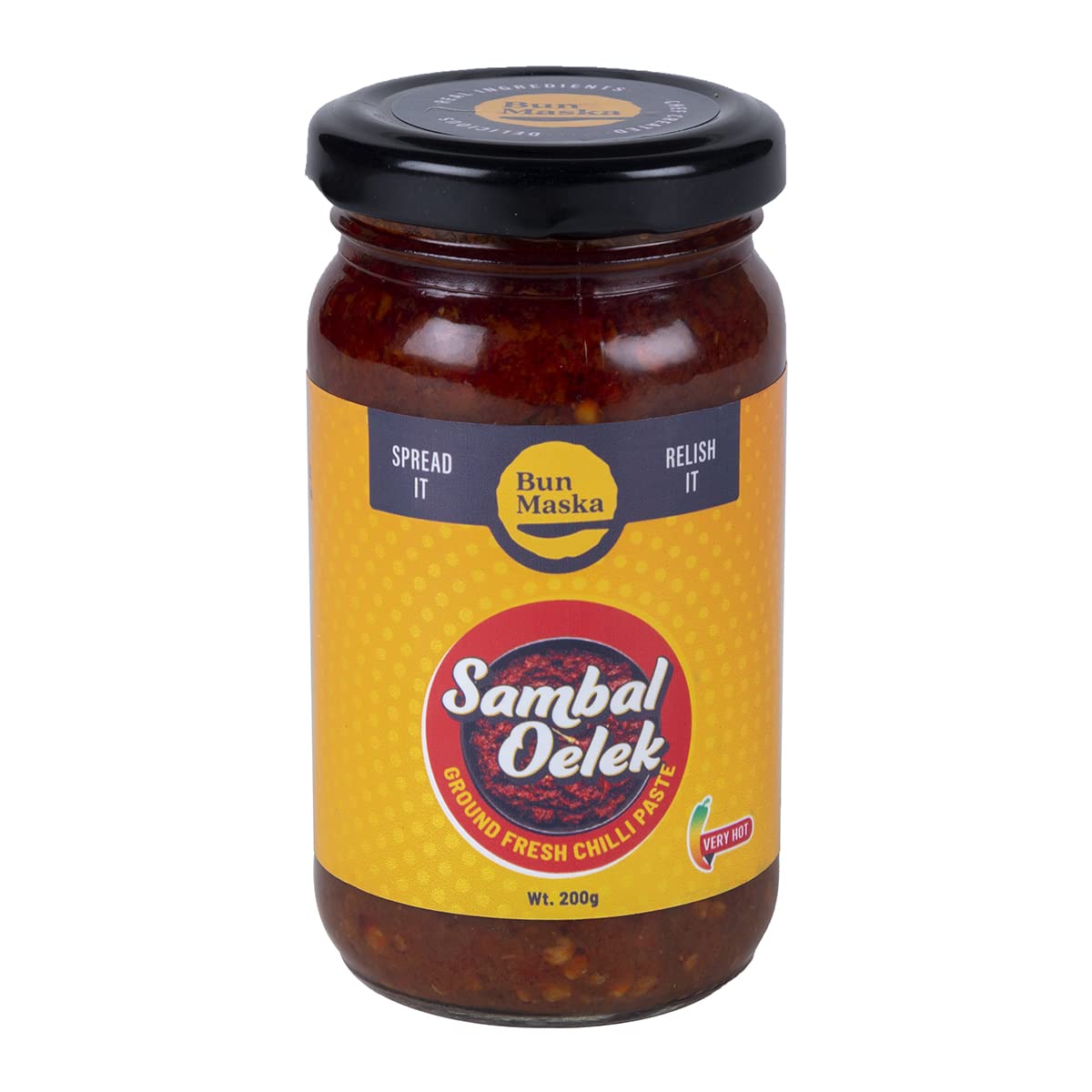 Amazon.com : Bun Maska Sambal Oelek sauce (7 Ounce), Traditional Recipe ...