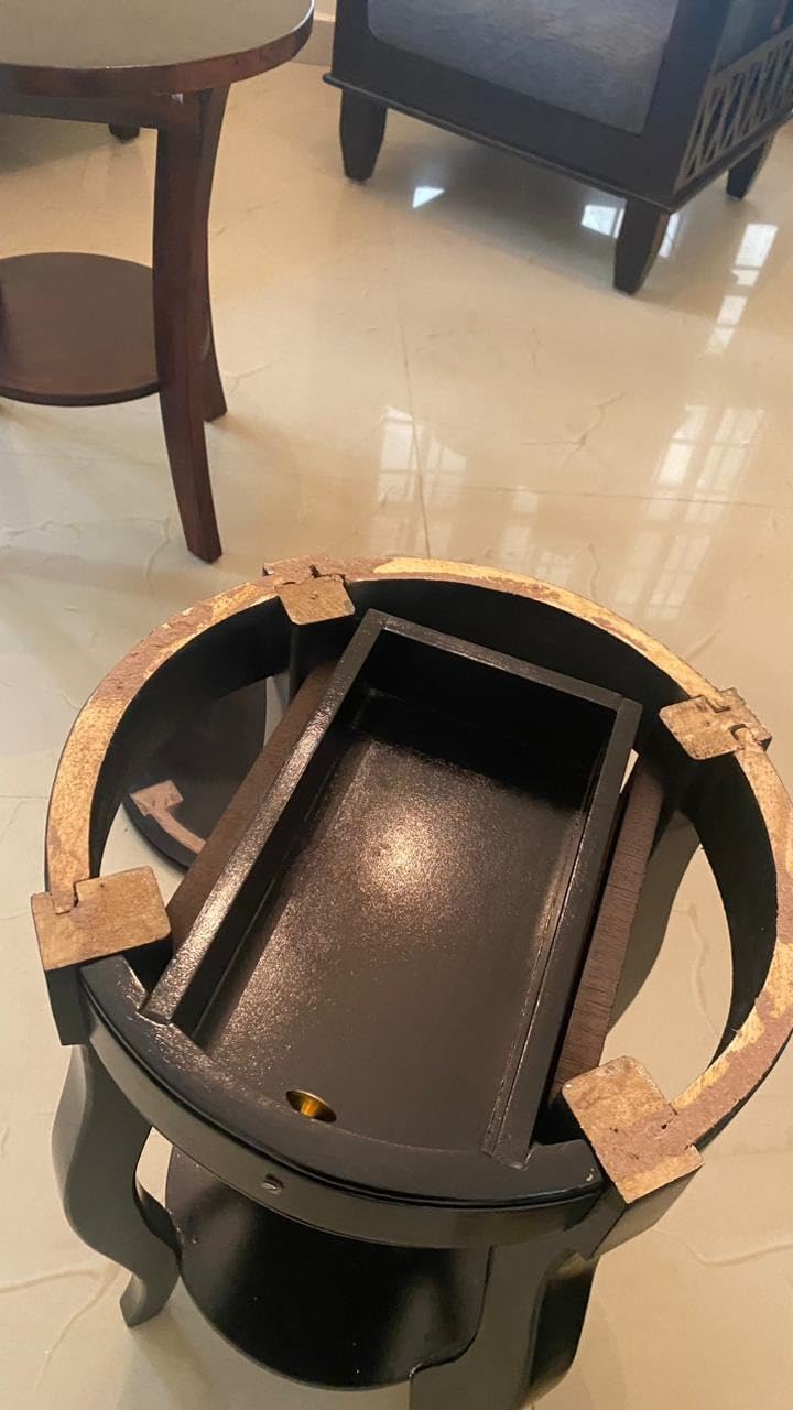 Dime Arts Shoppee Corner Bed Side Table Stool with Drawer,Chest of ...