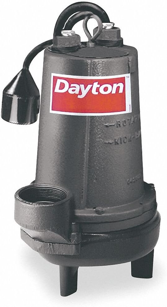 DAYTON 4LE23 Submersible Sewage Pump 2 HP - Tools Products - Amazon.com