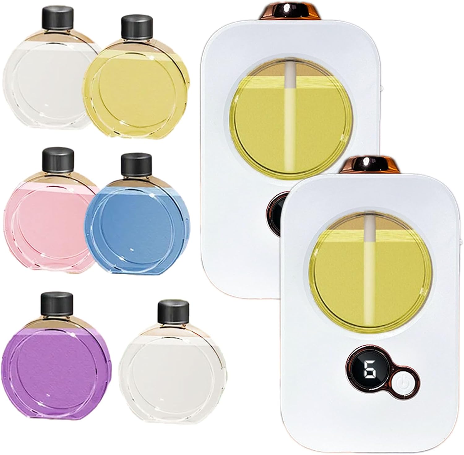 Amazon.com: Smart LED Aromatherapy Diffuser & 6 Essential Oils Set ...