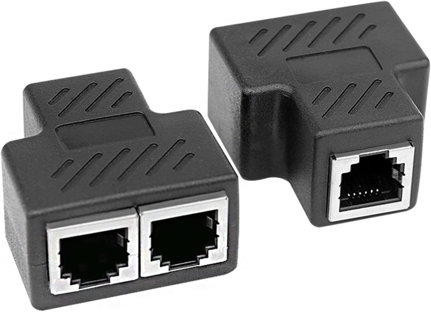 JeoPoom RJ45 Coupleur, LAN Ethernet Répartiteur 1 vers 2 câbles ...