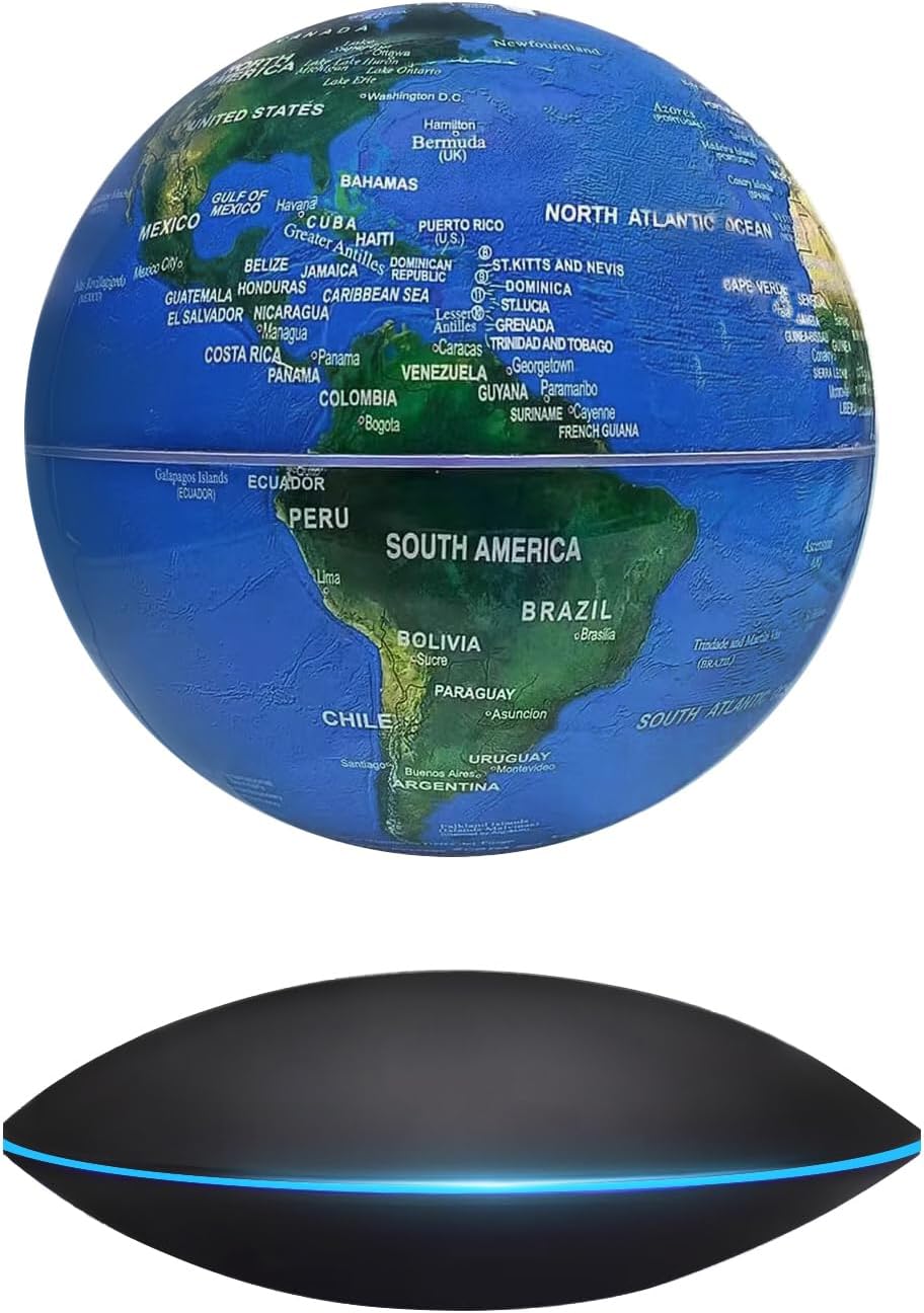 Exerz 25cm World Globe- Stainless Steel Ring Standing, Packaging in ...