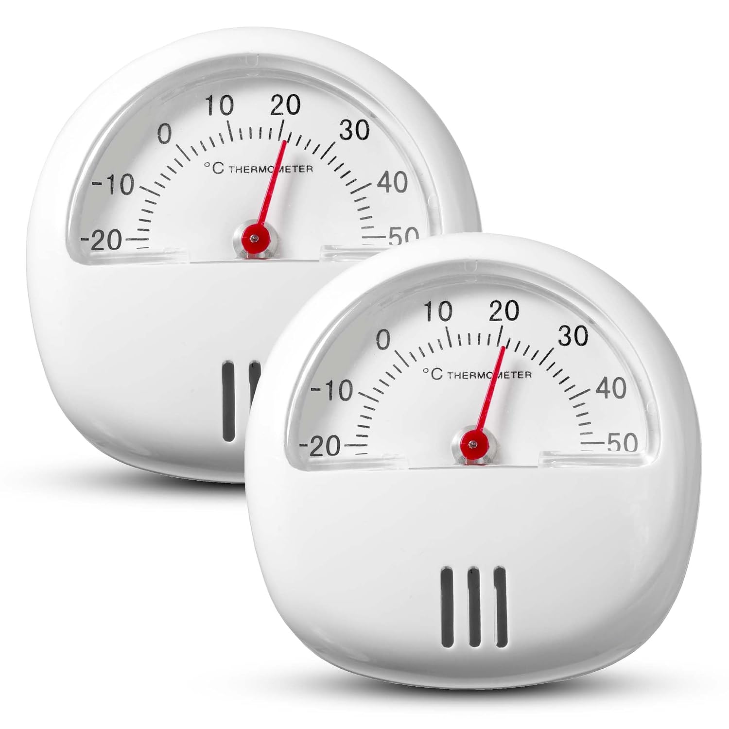 SOL 2pk Mini Magnetic Thermometer – Digital Indoor Temperature Monitors ...