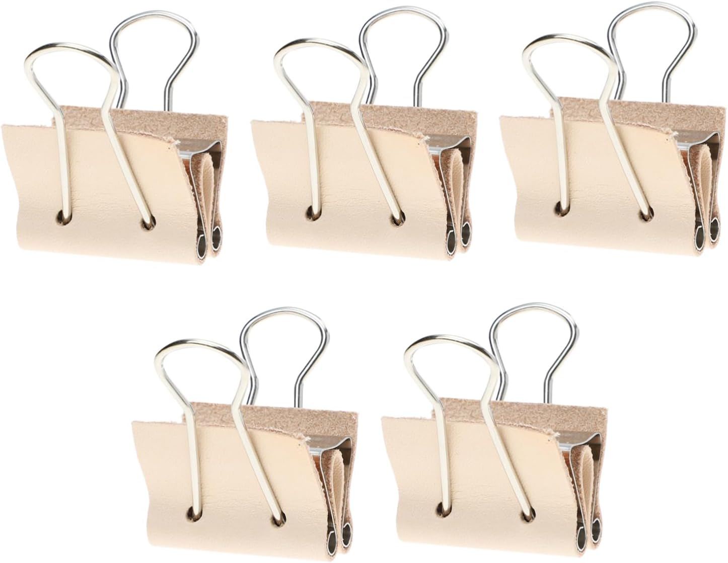 Amazon.com : LALAFINA 5pcs Leather Dovetail Clip Leather Binder Do Not ...