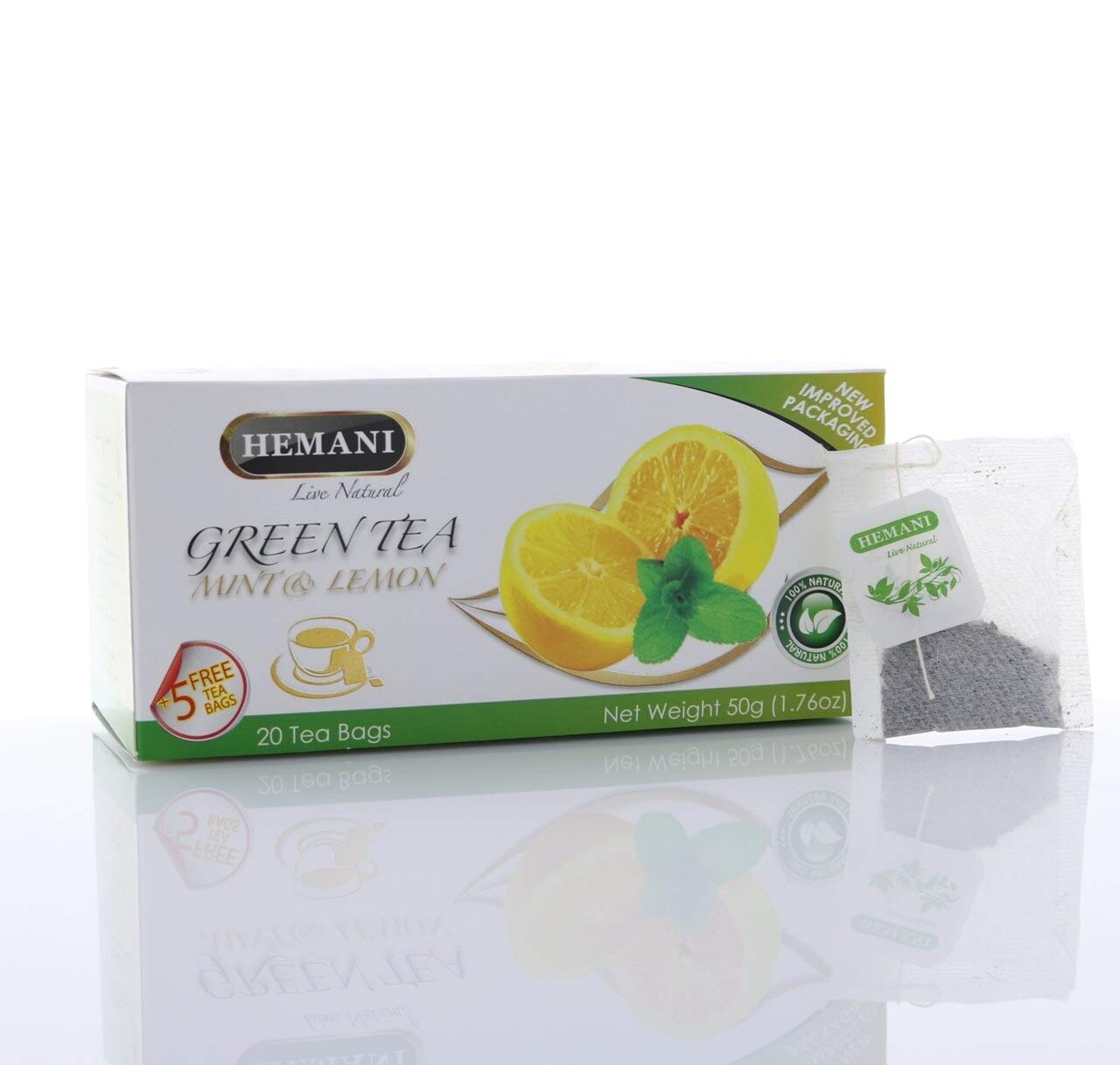 Amazon.com : HEMANI Green Tea Mint&Lemon 40g : Grocery & Gourmet Food
