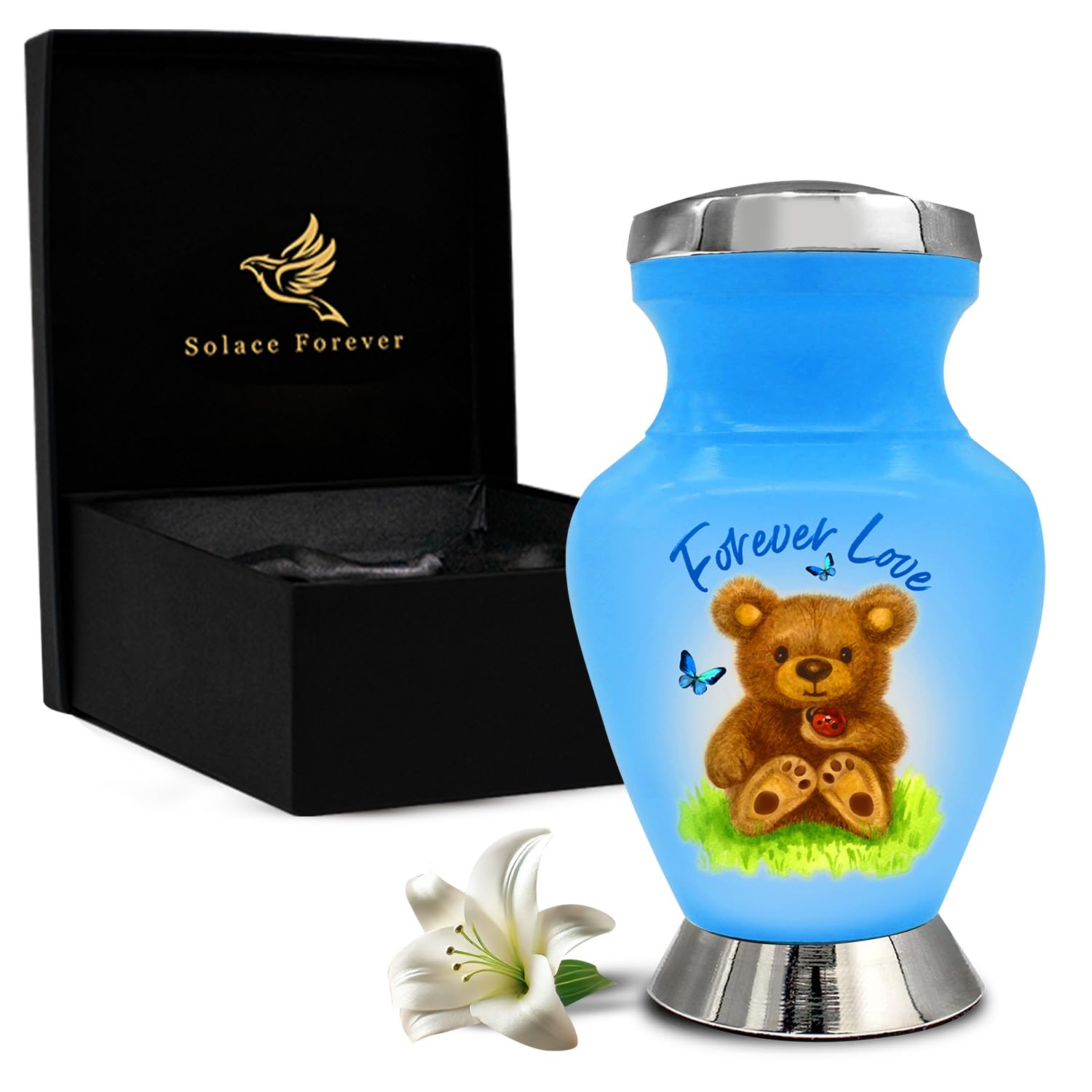 Amazon.com: Baby Urns for Ashes Boy & Girl - Teddy Bear Urn for Baby ...