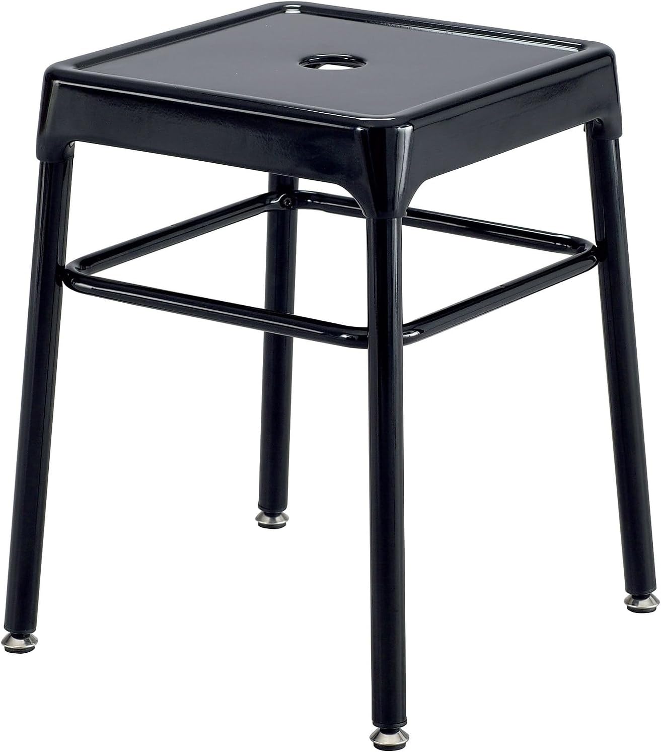 Amazon.com: Safco Products Steel Stool Standard Height, Black : Home ...