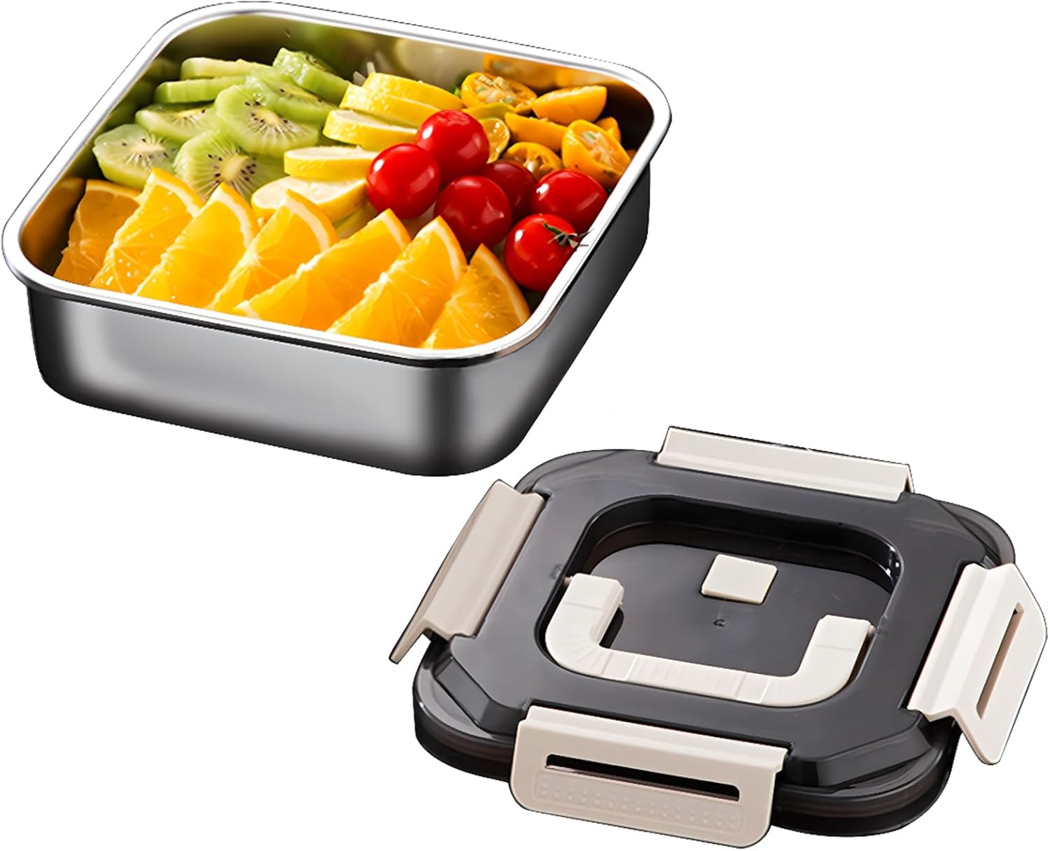 Amazon.com: ATRDTO Stainless Steel Food Storage Containers with Lids ...