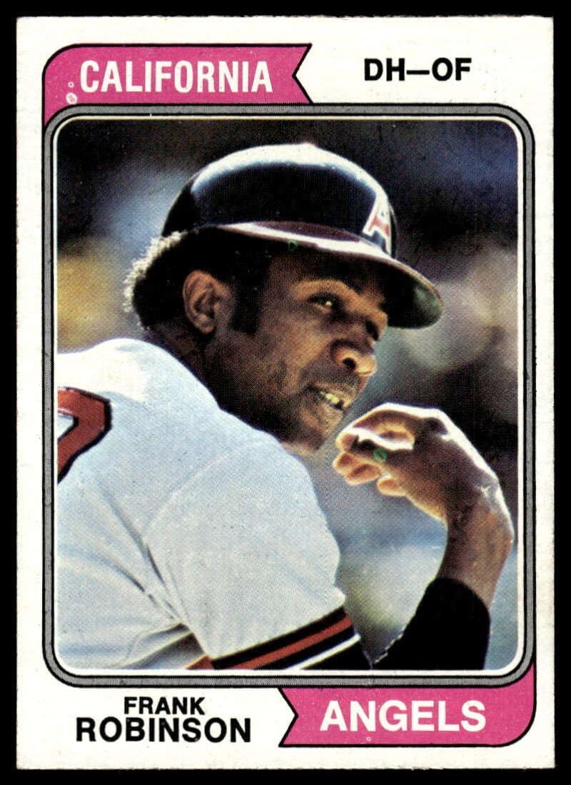 Amazon.com: Baseball 1974 Topps #55 Frank Robinson Angels ...