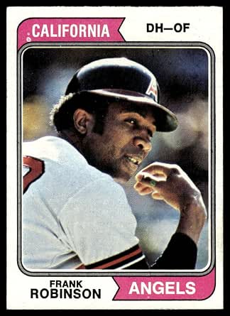 Amazon.com: Baseball 1974 Topps #55 Frank Robinson Angels ...