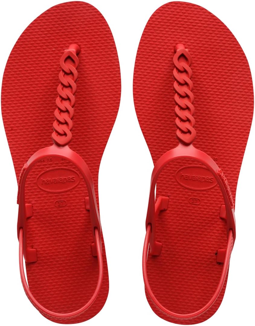 Amazon.com | Havaianas for Women - You Paraty Chains Sandals - Ruby Red ...