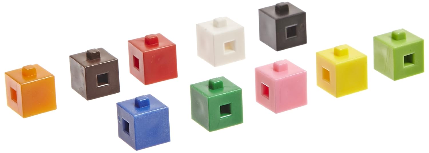 Amazon.com: School Specialty Interlocking Centimeter Cubes - 1000 ...