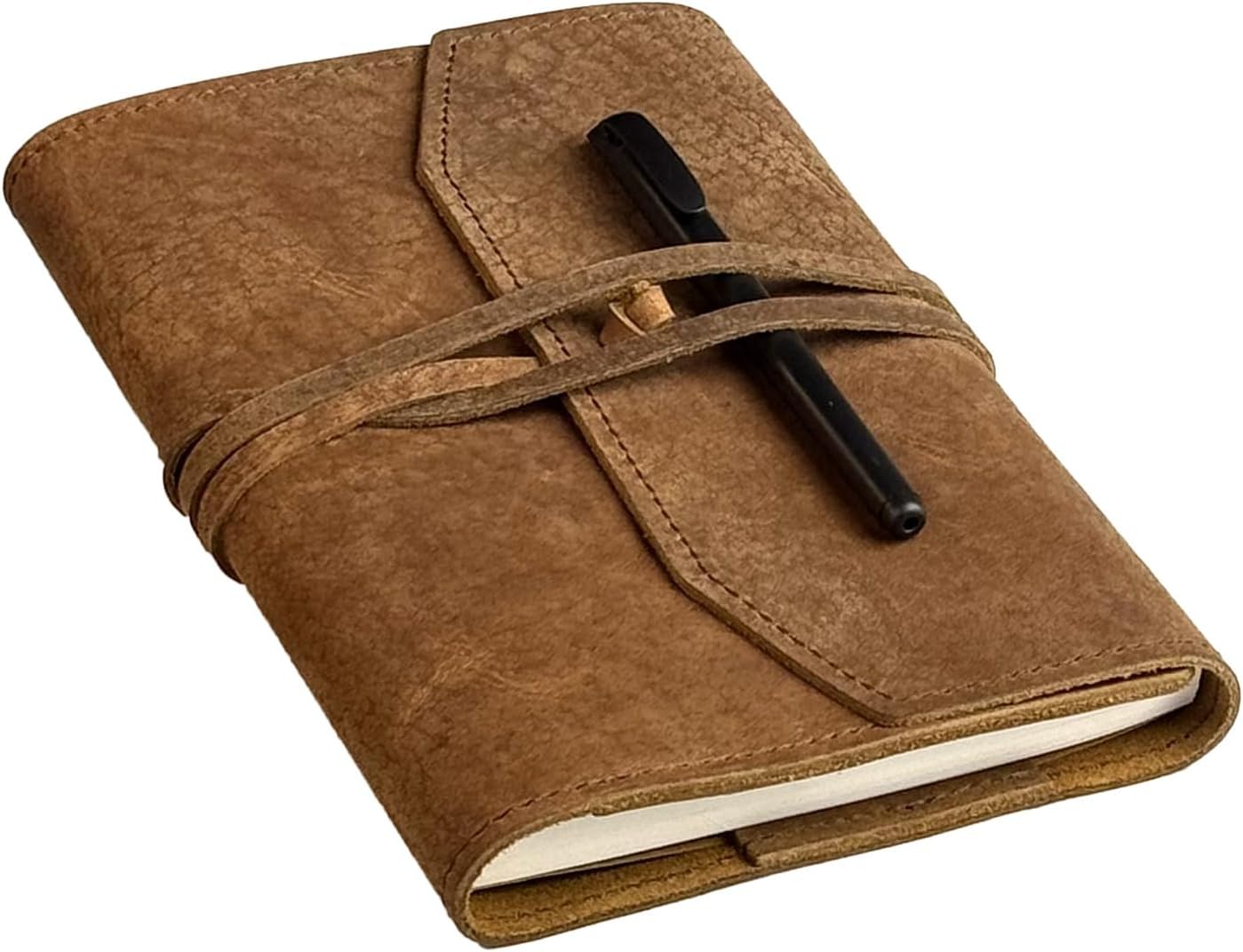 Amazon.com : Refillable Leather Journal Writing Notebook - Refillable ...