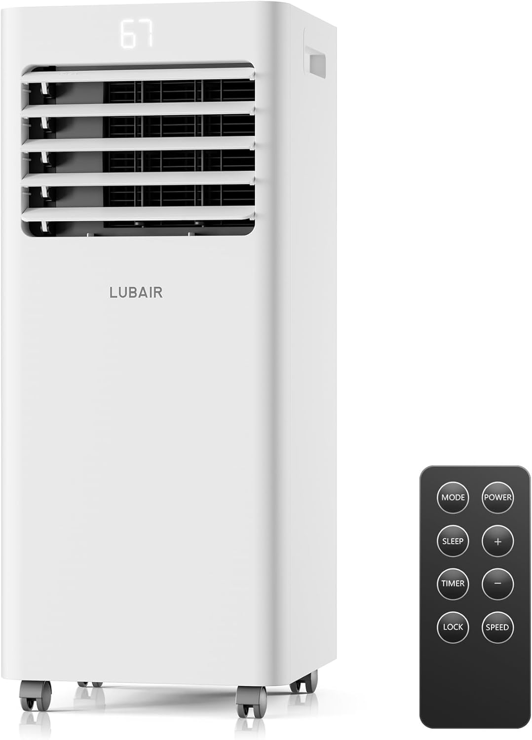 Amazon.com: LUBAIR 8,000 BTU Portable Air Conditioners, Portable AC ...