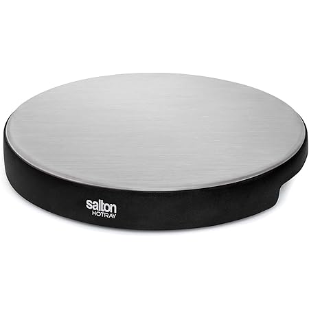 Amazon.com | Round Warming Tray by Salton | Cordless Electric Hot Plate | Cooking, Serving ...