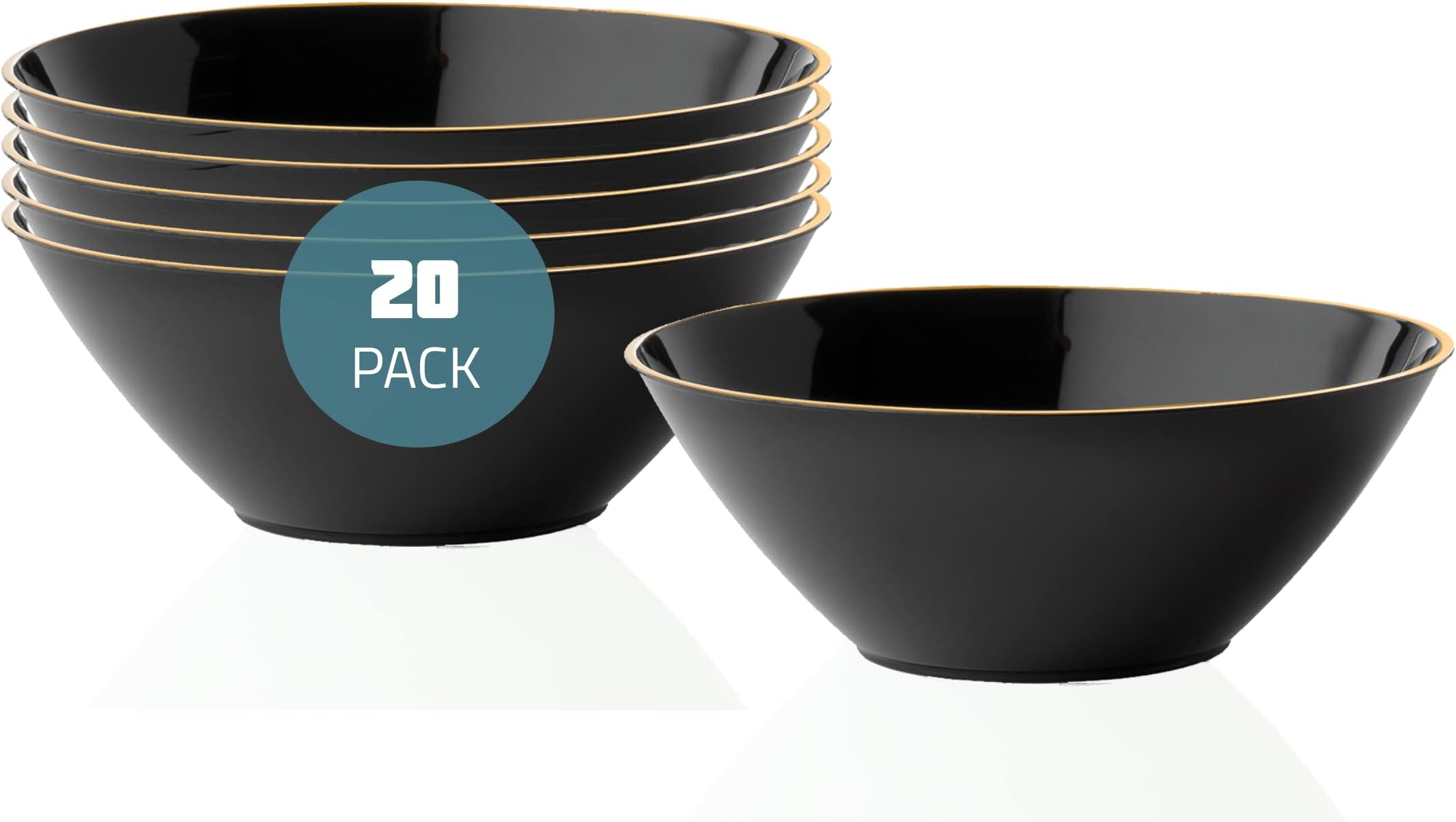 Amazon.com: Disposable Plastic Soup Bowls (10 Piece), Heavy Duty ...