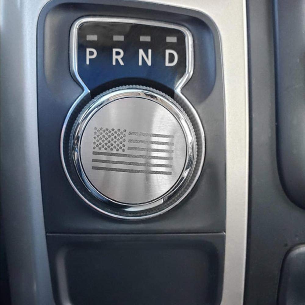 Buy Dial Shifter Trim Plates Etched Brushed Stainless - Fits Chrysler ...