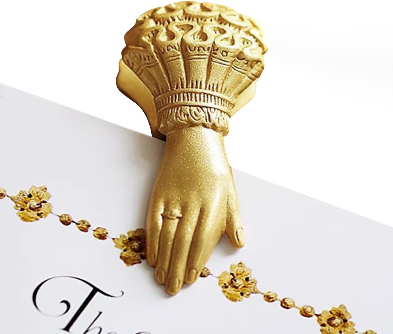 Amazon.com : A.B Crew Vintage Lady's Hand Shaped Book Clip Brass Paper ...