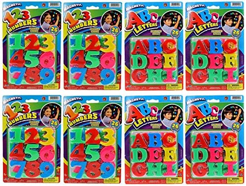 Amazon.com: 78 Magnetic Alphabet, 26 Uppercase, 26 Lowercase Letters ...