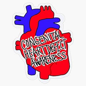 Amazon.com: CHD Awareness Sticker Vinyl Decal Car Laptop Wall Window ...