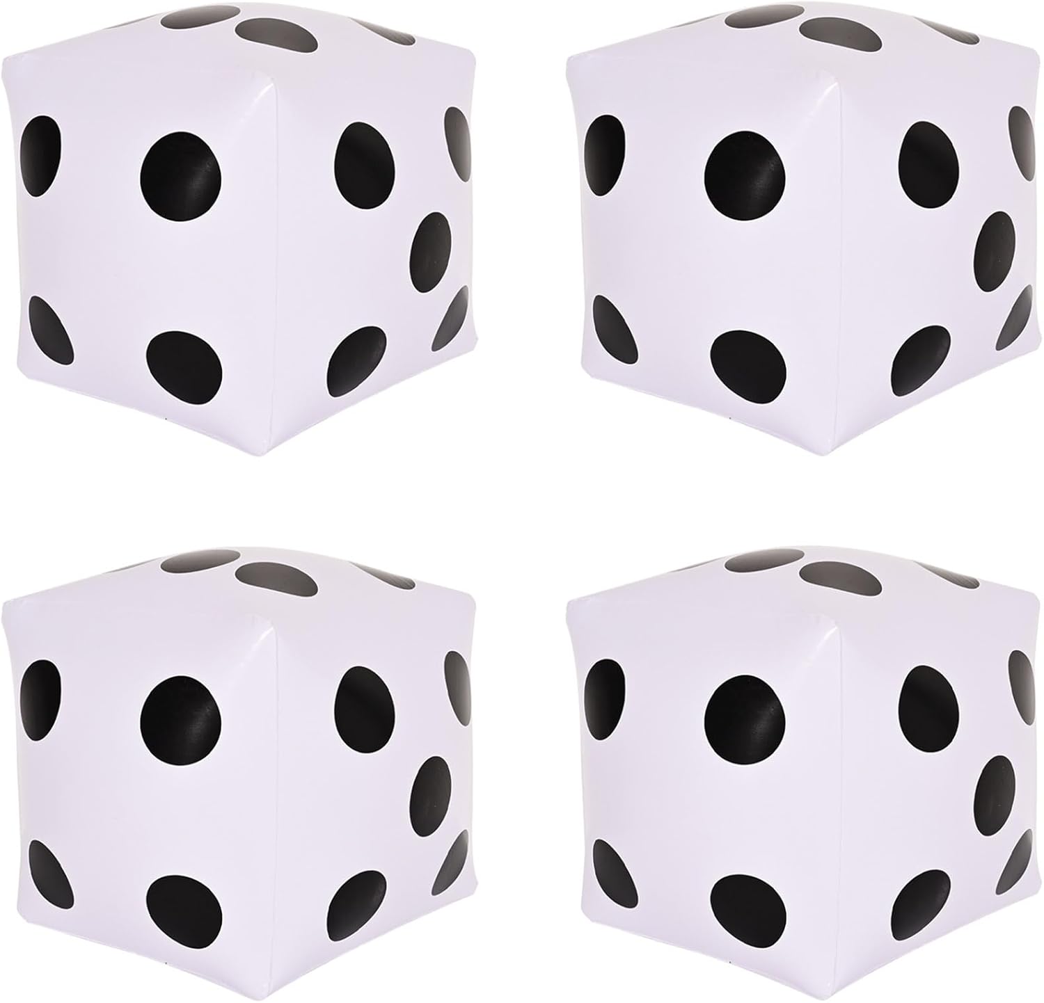 Beistle 4 Piece 15" Large Inflatable Dice for Casino Themed Party ...