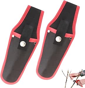 TWZKXC 2 Pcs Leather Pruner Holster, Portable Sheath Tool Holster Shears Hanging Pouch Pruner ...