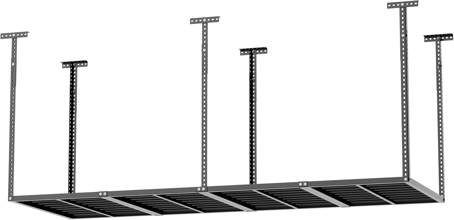 Amazon.com: 3x8 ft Overhead Garage Storage Rack, Heavy Duty Garage ...