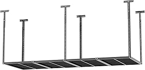 Amazon.com: 3x8 ft Overhead Garage Storage Rack, Heavy Duty Garage ...