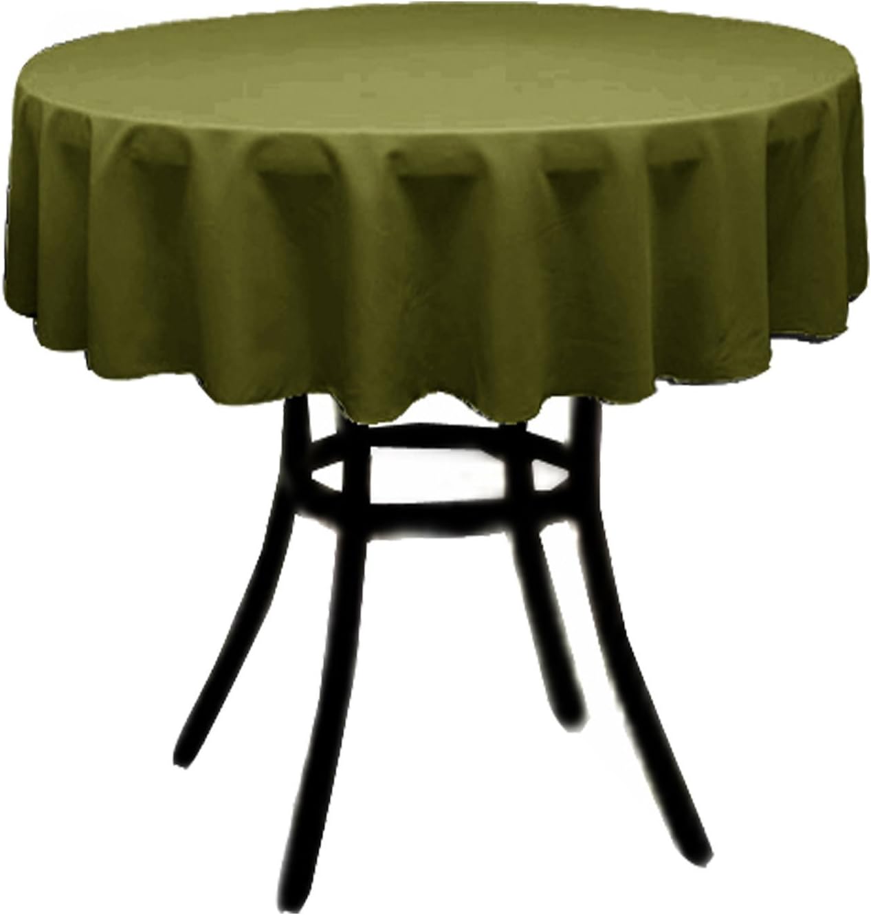 Amazon.com: New Creations Fabric & Foam Inc 45" Round Polyester Poplin ...