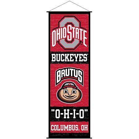 Amazon.com : Ohio State Buckeyes Banner and Scroll Sign : Sports & Outdoors