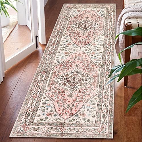 Amazon.com: Ohocut 2x6 Floral Runner Rug, Boho Flower Pattern Runner ...