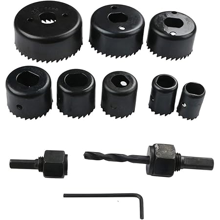 Professional Hole Cutters- 11 Piece Hole Saw Kit, 19-64mm Metal Alloys ...