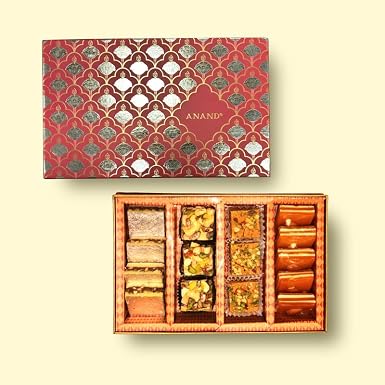 Anand Gift Sweet Box (Majestic Sweet Gift Box, 500g) : Amazon.in ...