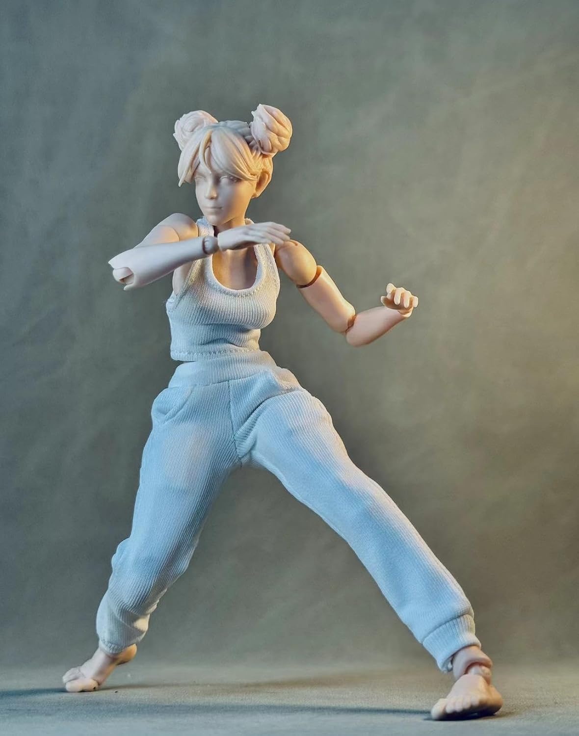 Amazon.com: SSbeauty M 1/12 Scale Figure Clothes Vest Tshirt + Pocket ...