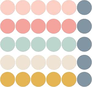 Amazon.com: Outus 30 Pieces 6 Inch Classroom Floor Stickers Multicolor ...