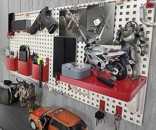 Amazon.com: Wall Grid Organizer Unit, Wall Mounted Office Desk ...