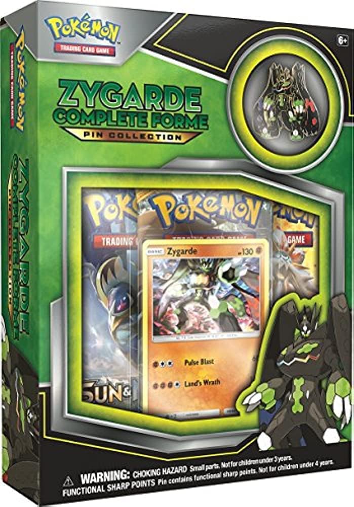 Amazon.com: Pokemon TCG: Zygarde Complete Forme Pin Collection : Toys ...