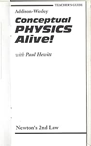 Amazon.com: CONCEPTUAL PHYSICS ALIVE! NEWTON'S SECOND LAW VIDEO TAPE ...