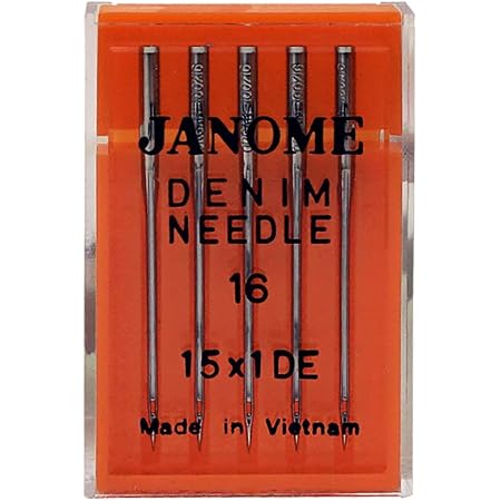 Amazon.com: Janome Sewing Machine Universal Needle Size 11 in 5 needles ...