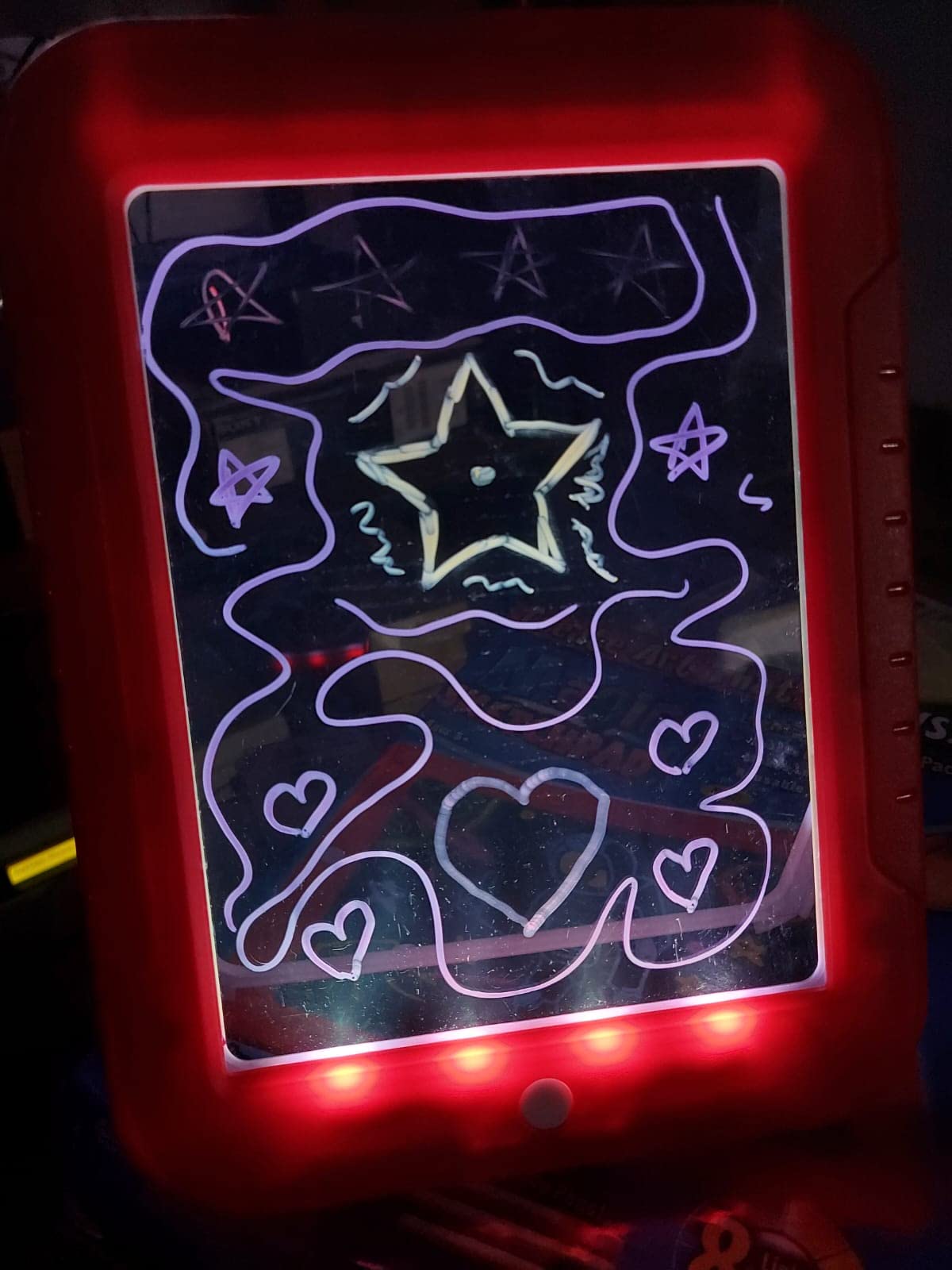 Minra Art and Craft Light Up Pad Drawing Board Art That Glows Doodle ...