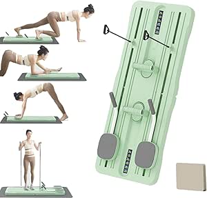 Foldable Pilates Reformer Ab Machine,Portable Pilates Board for Home ...