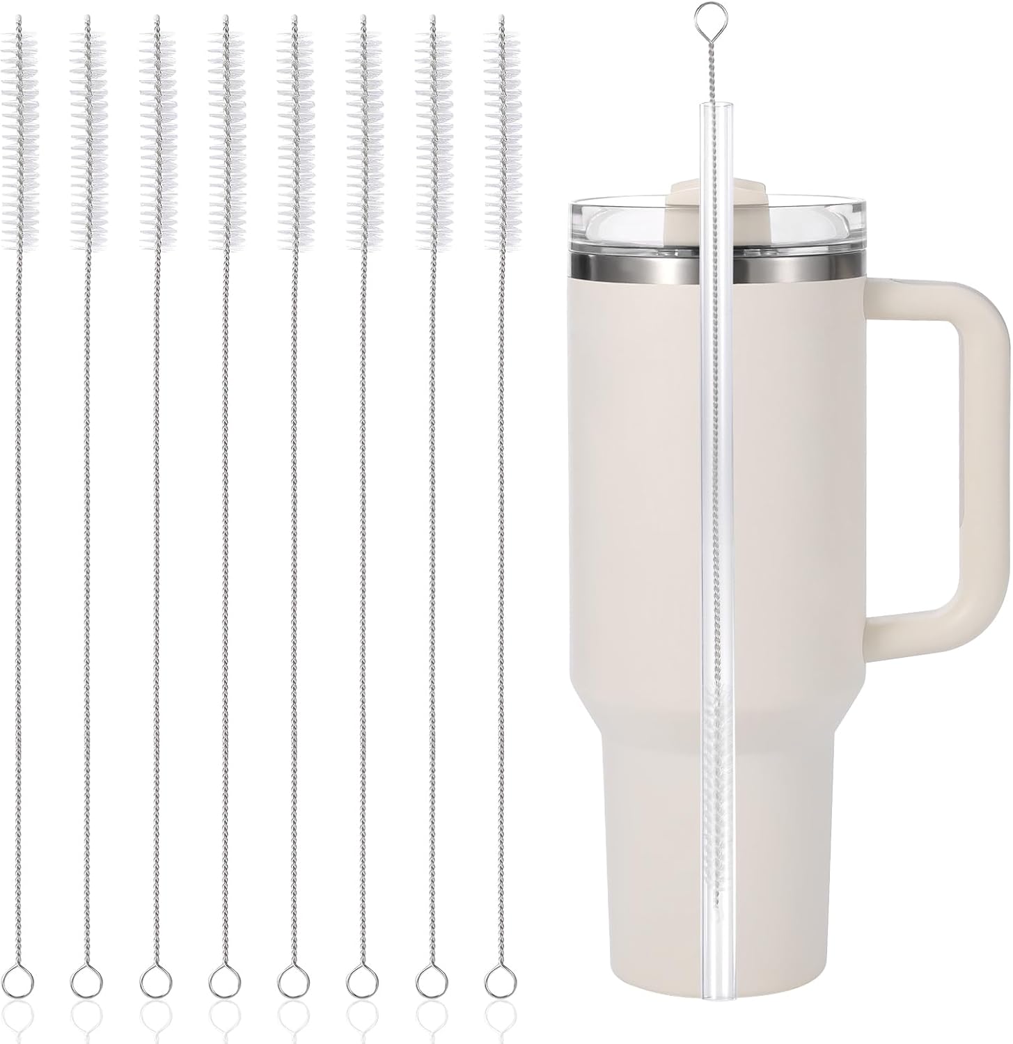 Amazon.com: [8 Pcs] Straw Cleaner Brush for Stanley - Reusable Extra ...