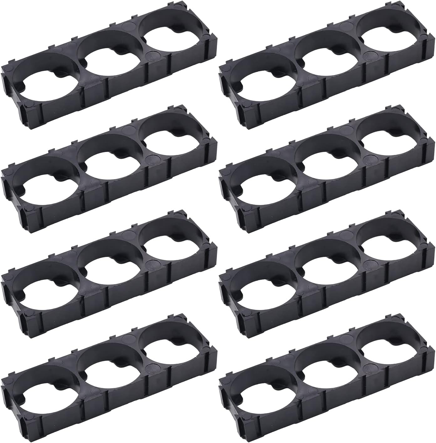Fielect 50Pcs 21700 Lithium Cell Spacer Triple Battery Holder Bracket ...
