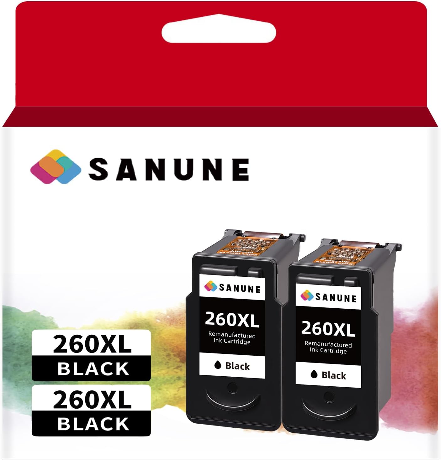 Amazon.com: SANUNE Compatible Ink Cartridge Replacement for Canon 260 ...