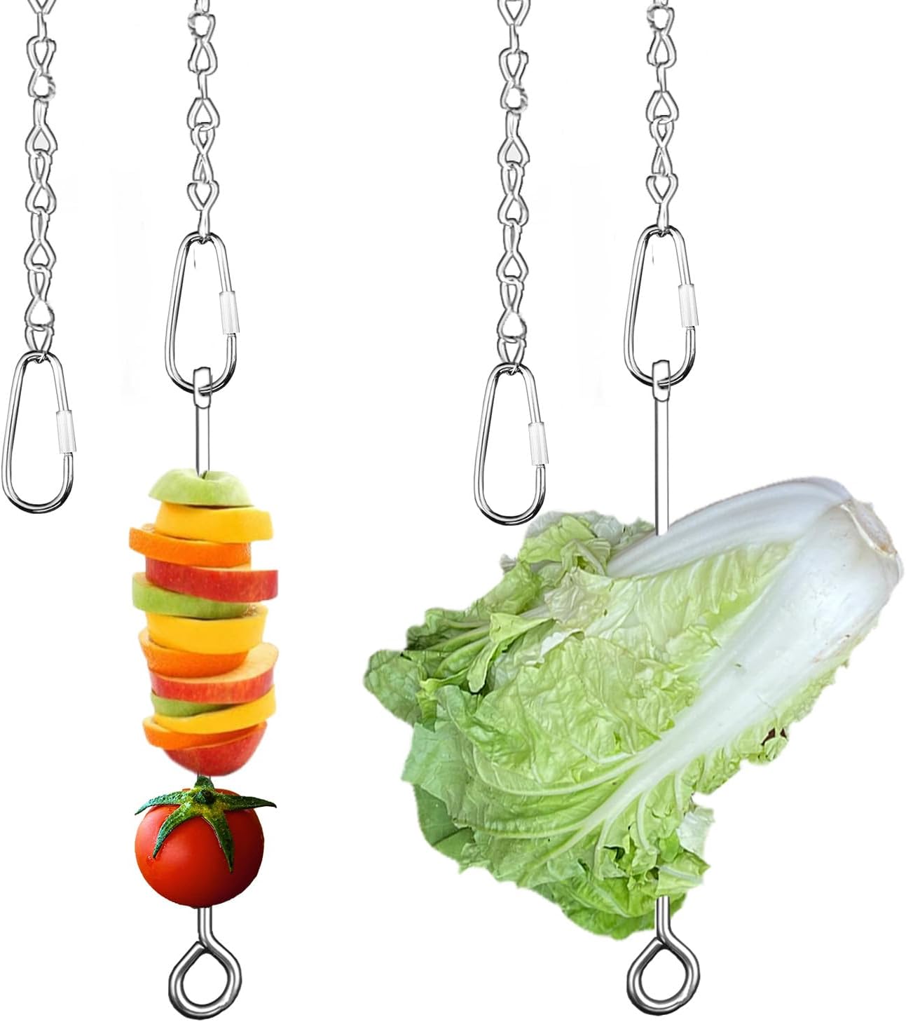 Amazon.com : Hanging Chicken Feeder, Chicken Vegetable Hanging Feeder ...