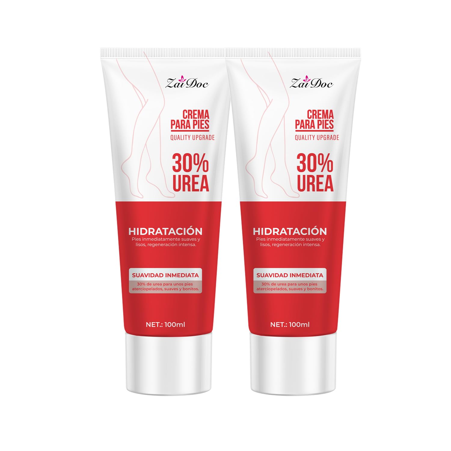 Amazon.com : ZAIDOC 2 Pack Urea Cream 30 Percent for Feet 3.38 oz, Foot ...