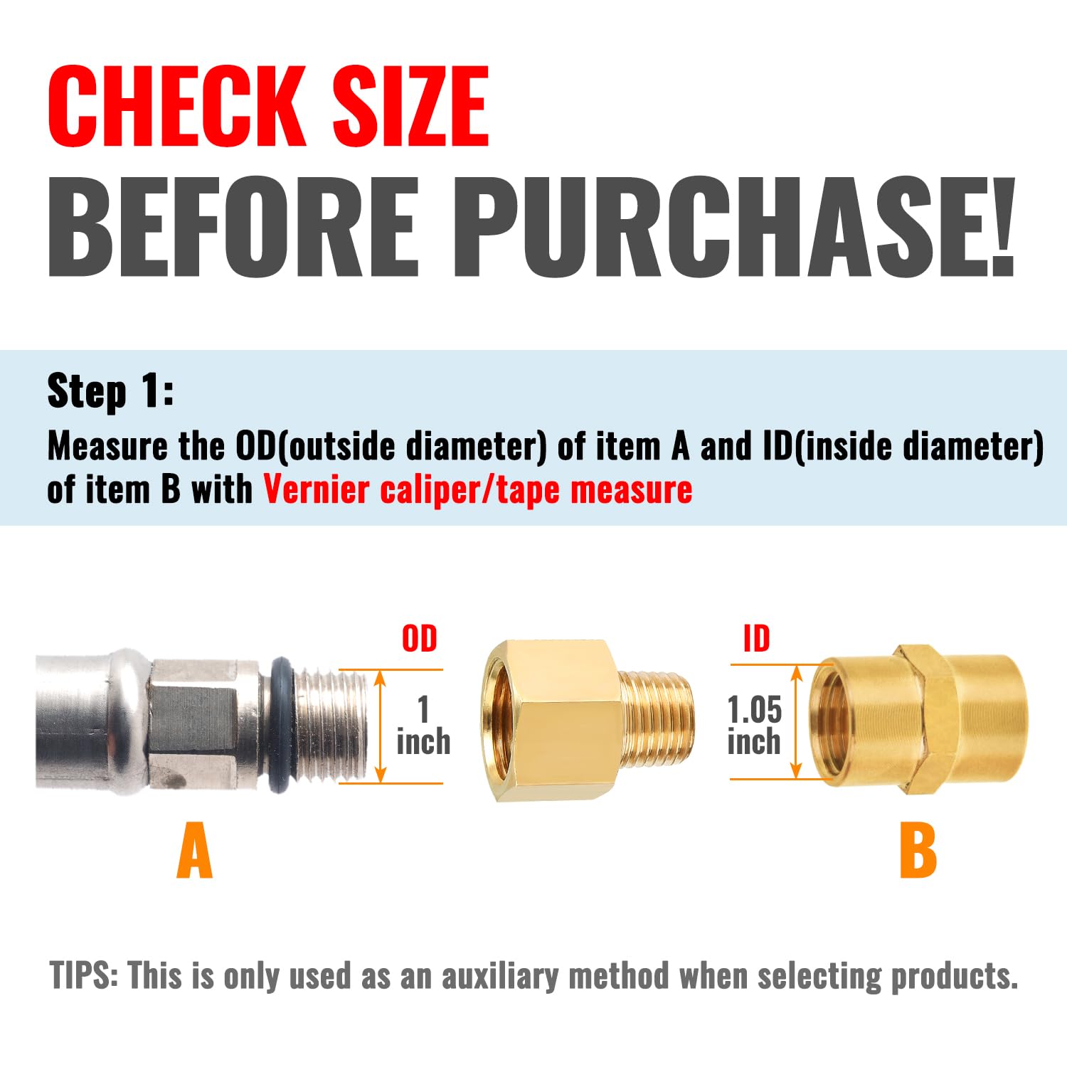 Snapklik.com : SUNGATOR Brass Pipe Fitting Adapters 3/4 Inch Male X 3/4 ...