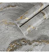 CHIHUT 17.7"x236" Brown Concrete Contact Paper for Walls Self Adhesive ...